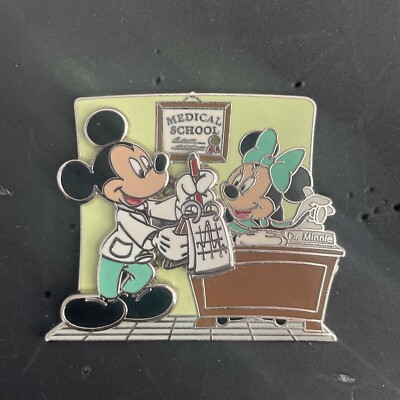 Disney Pin Mickey & Minnie Mouse Medical School Doctor’s Day 2006 RARE ...