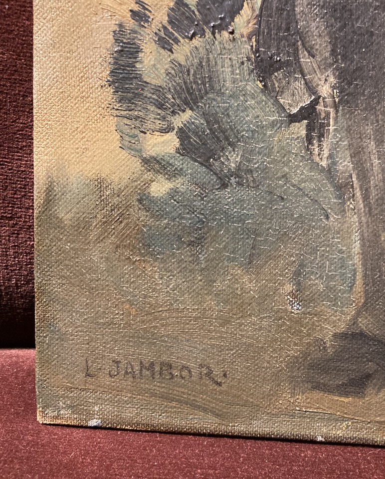 Louis Jambor “Bull Fighter” Oil Painting On Artist Board | eBay