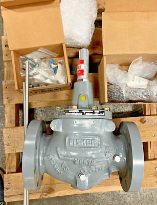 FISHER EZR 3" Class 300 RF Flanged Pressure Reducing Regulator Valve ...