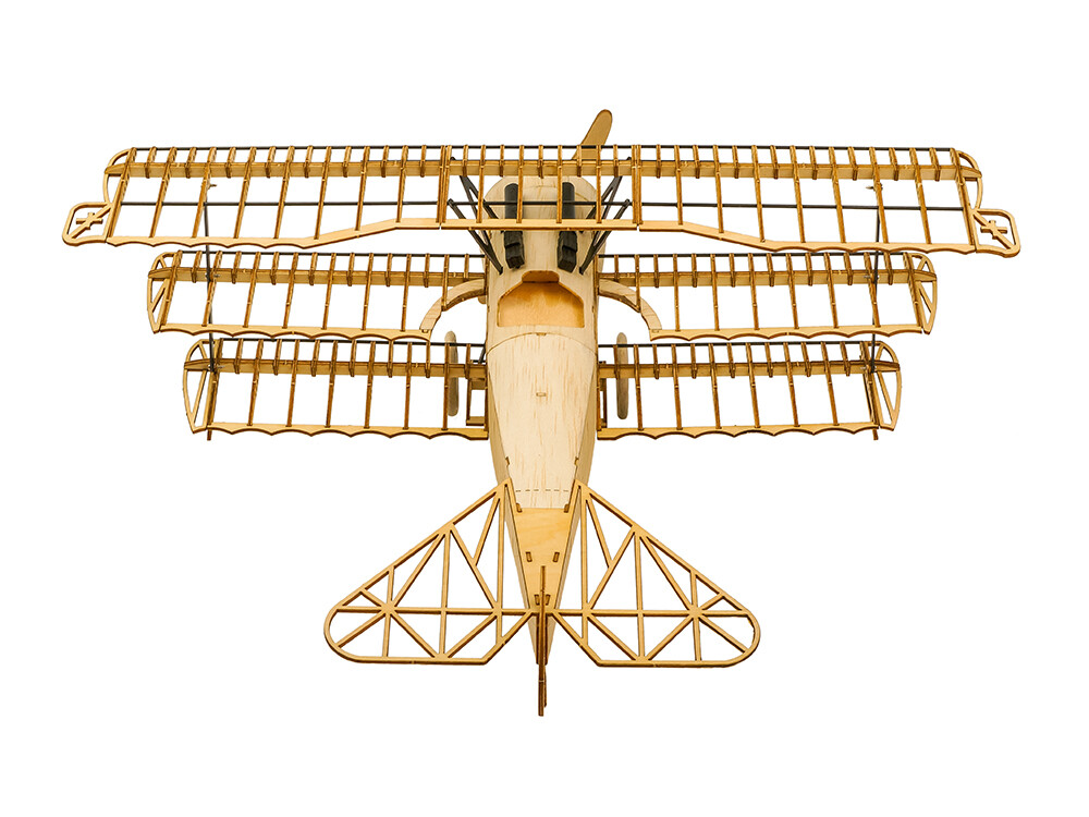 Fokker DR1 Triplane Balsa Model Kit 1:18 Scale Static Display 3D Puzzle ...
