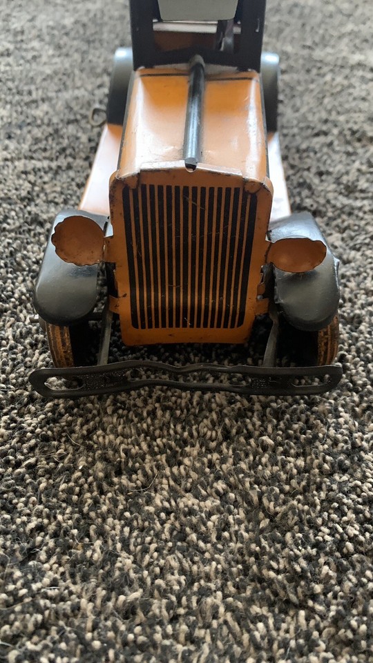 Marx Wind Up Vintage Tin Old Time Car -- 1930's Coupe with Driver | eBay
