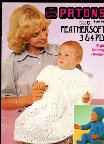 Patons Knitting Pattern 517 Babies 45-50cm Chest ( F3) | eBay Australia