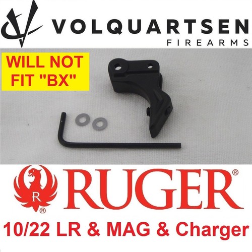 VOLQUARTSEN Black TARGET TRIGGER & sear shims Ruger 10-22 LR & Charger ...