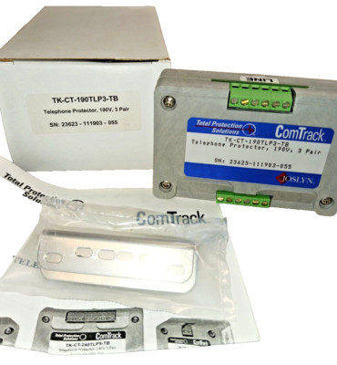 NEW JOSLYN TOTAL PROTECTION COMTRACK TELEPHONE PROTECTOR 190V TK-CT ...