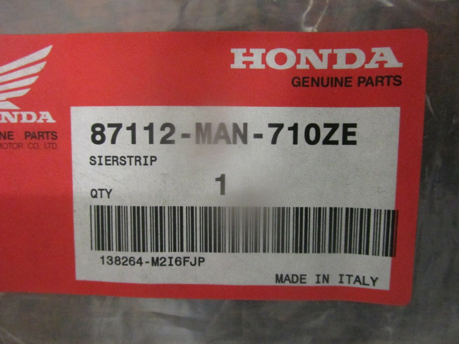 NOS 1996 HONDA NX500 NX650 DECAL GRAPHIC STICKER OEM 87112-MAN-710ZE | eBay