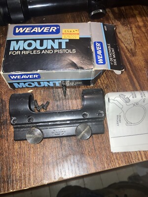 Weaver Detachable Side Mount Side Mount For 1" High Bracket & Rings ...