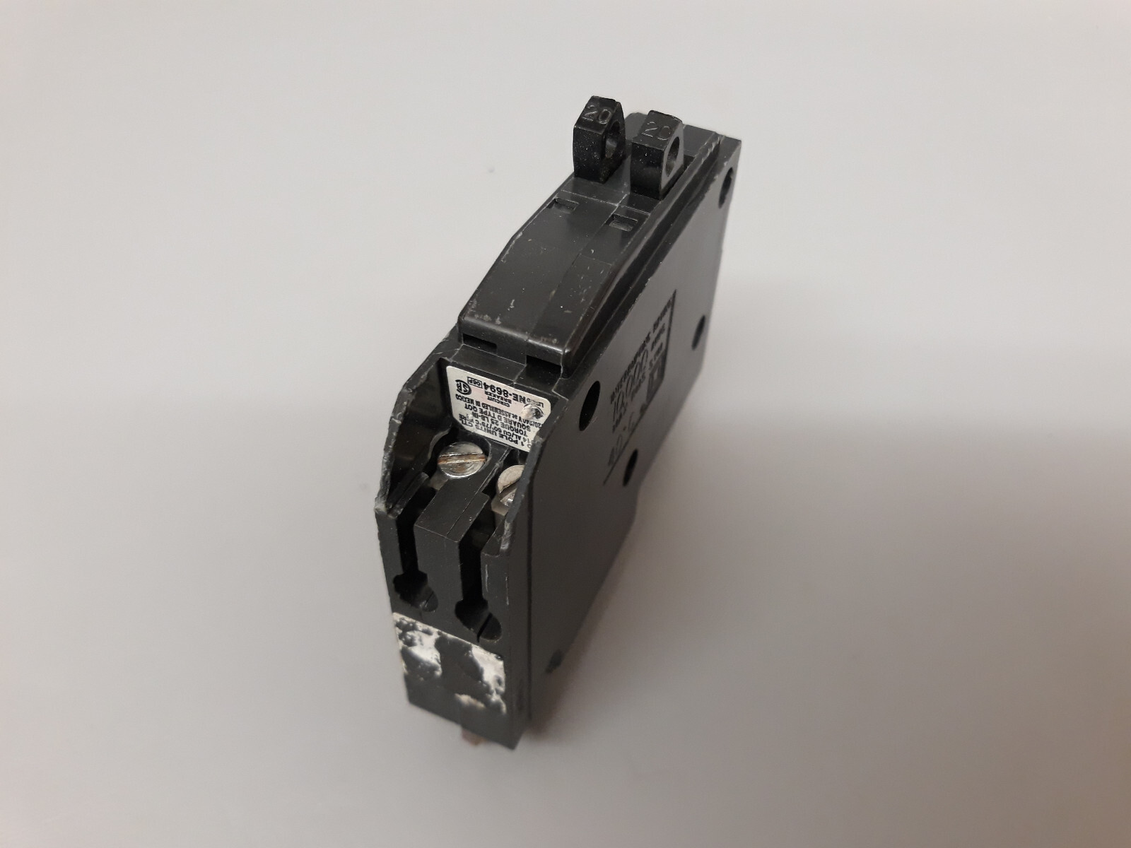 Square D QOT2020 Twin Tandem Circuit Breaker 20 Amp With Hook | eBay