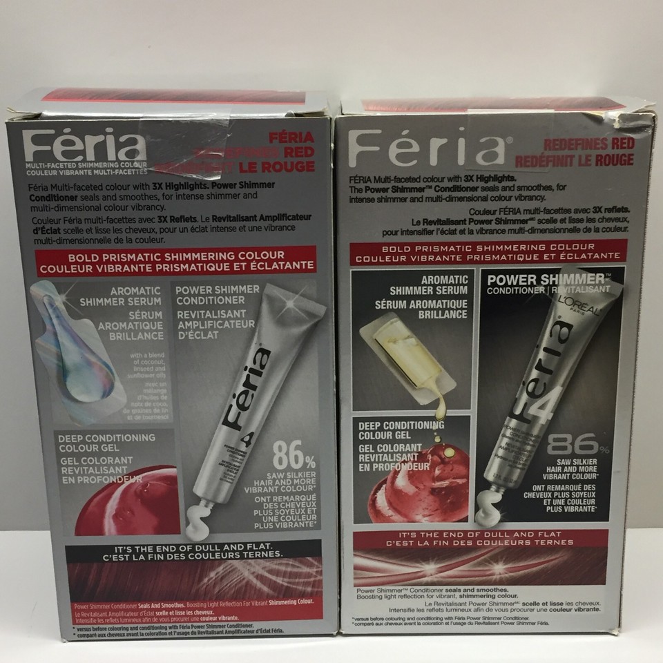 2 X Loreal FERIA 67 Rich Auburn Brown -Cardinal hair Color | eBay