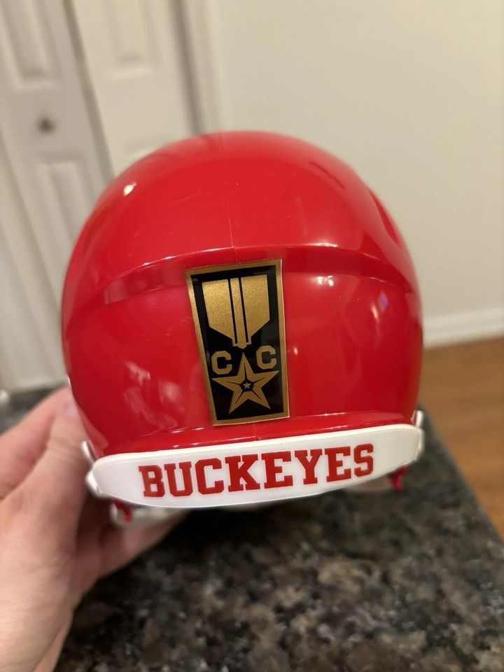 Ohio State Buckeyes Custom Alternate Pro Combat Rivalry Mini Football ...