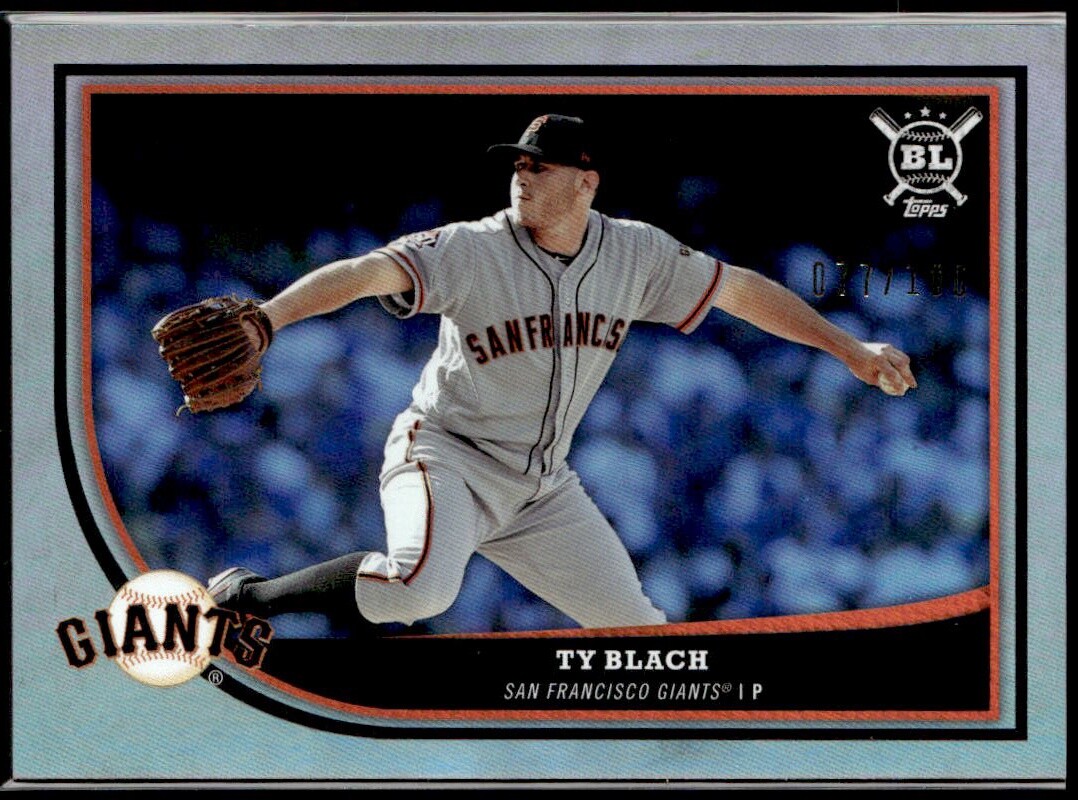 2018 Topps Big League - Rainbow Foil #147 Ty Blach, Ty Blach /100 for ...