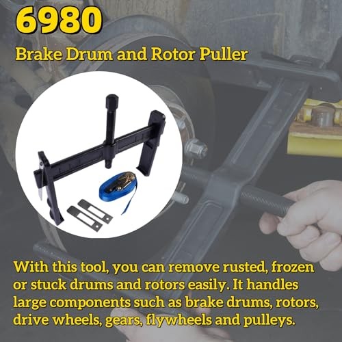 6980 Brake Drum and Rotor Puller, Removers Brake Drum Hub Puller for ...