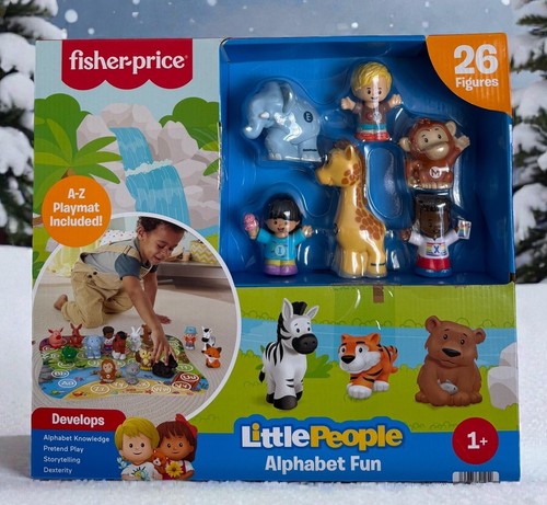 Fisher Price Little People Alphabet Fun Zoo Play Mat 26 Figures A to Z ...