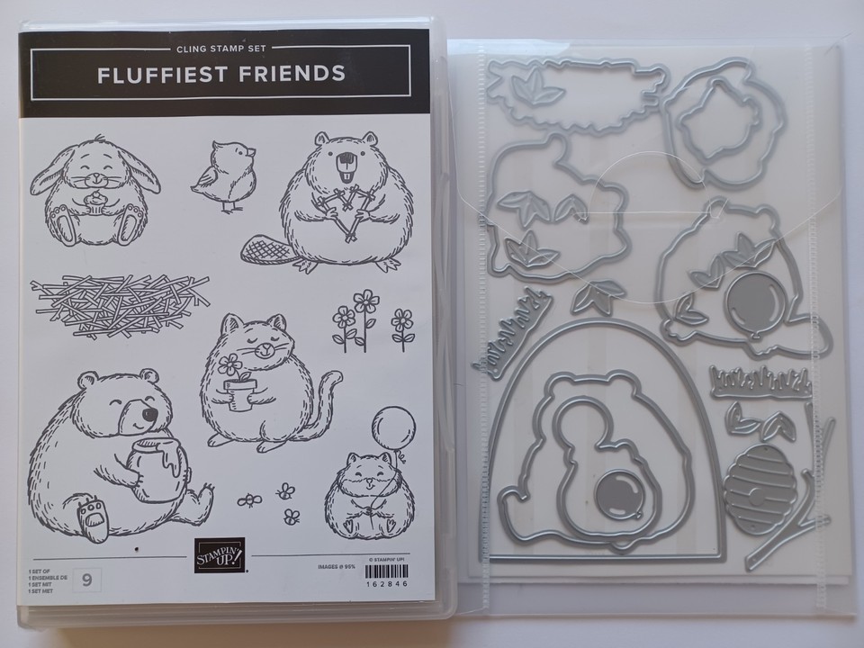 Stampin' Up! FLUFFIEST FRIENDS Stamp Set and FLUFFIEST FRIENDS Dies ...