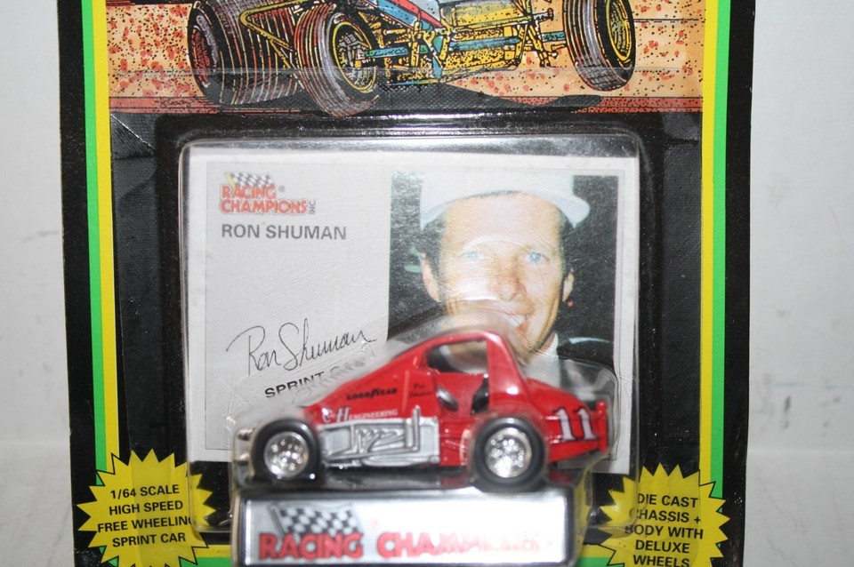 RON SHUMAN'S #11 WORLD OF OUTLAWS SPRINT CAR DIECAST-1/64-GOOD-93 ...