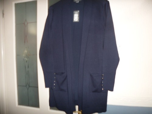 primark navy long line cardigan 18-20 NWT | eBay UK