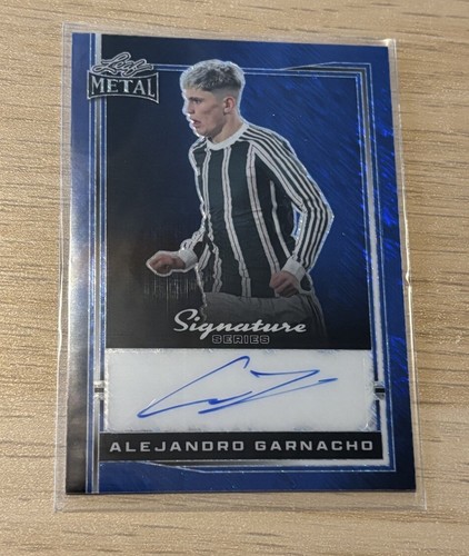 2024 Leaf Metal Signature Series - Alejandro Garnacho #1/1 Auto ...