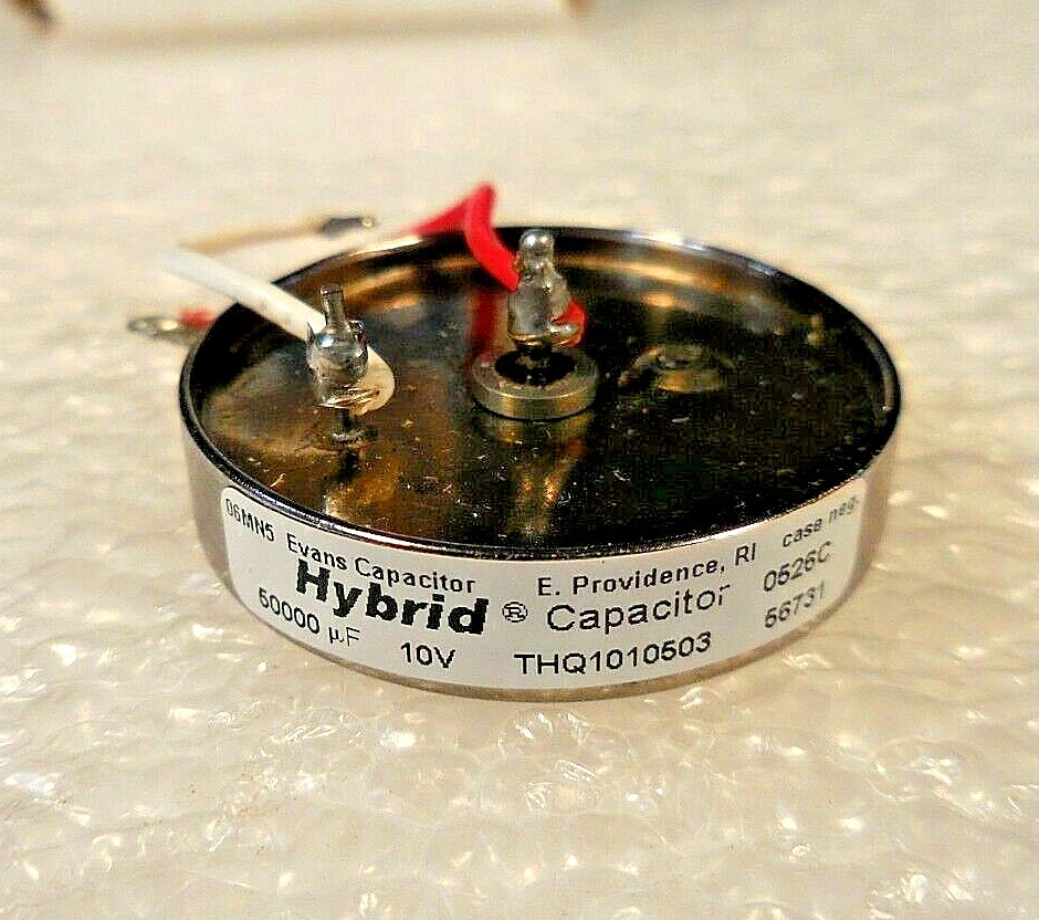 Evans Capacitor Company THQ1010503 Hybrid Capacitor (10V @ 50,000uF ...