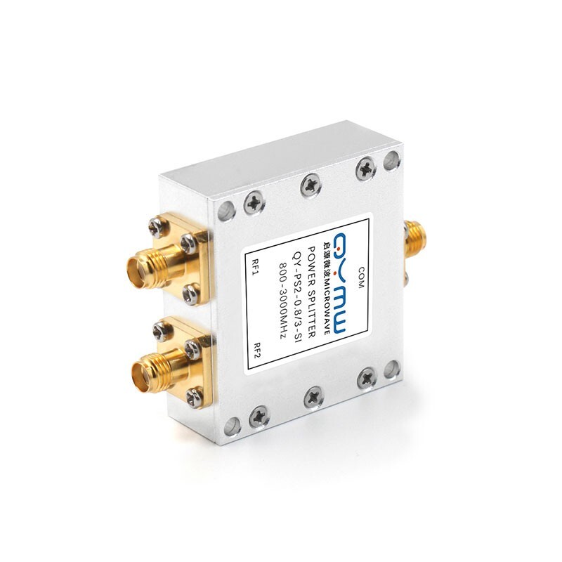 800-3000MHz 2-Way RF Power Splitter SMA-Female RF Power Combiner QY-PS2 ...