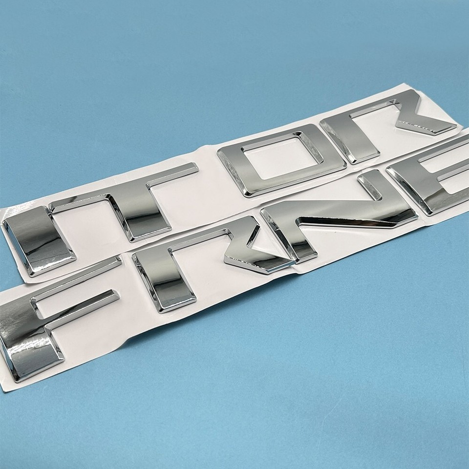 2022-2024 Nissan Frontier CHROEM 3D Raised Tailgate Letters Badge | US ...