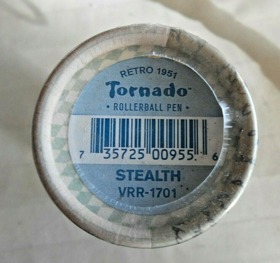Retro 51 #VRR-1701/ Stealth Tornado Rollerball Pen New Old Stock Sealed ...