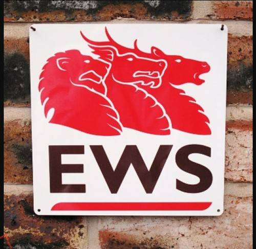 EWS Metal Sign | 20x20cm Aluminium British Rail Railway / Train Gift | eBay