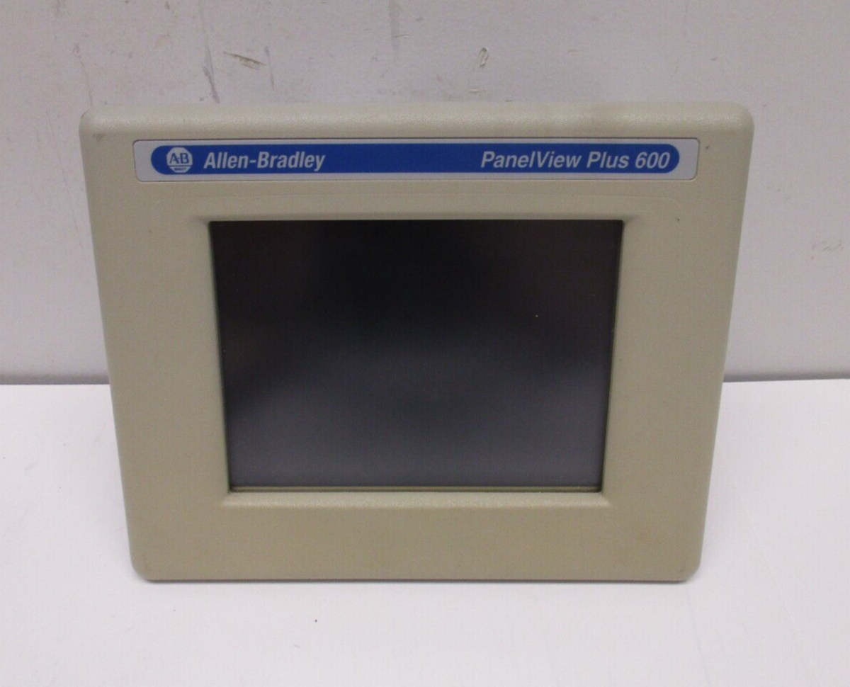 ALLEN BRADLEY PANELVIEW 600 PLUS OPERATOR INTERFACE 600 CAT NO: 2711P ...