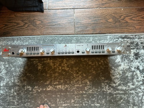 DBX 386 Dual Vacuum Tube Pre-Amp w/ Digital Out (Rack-Mountable) For ...