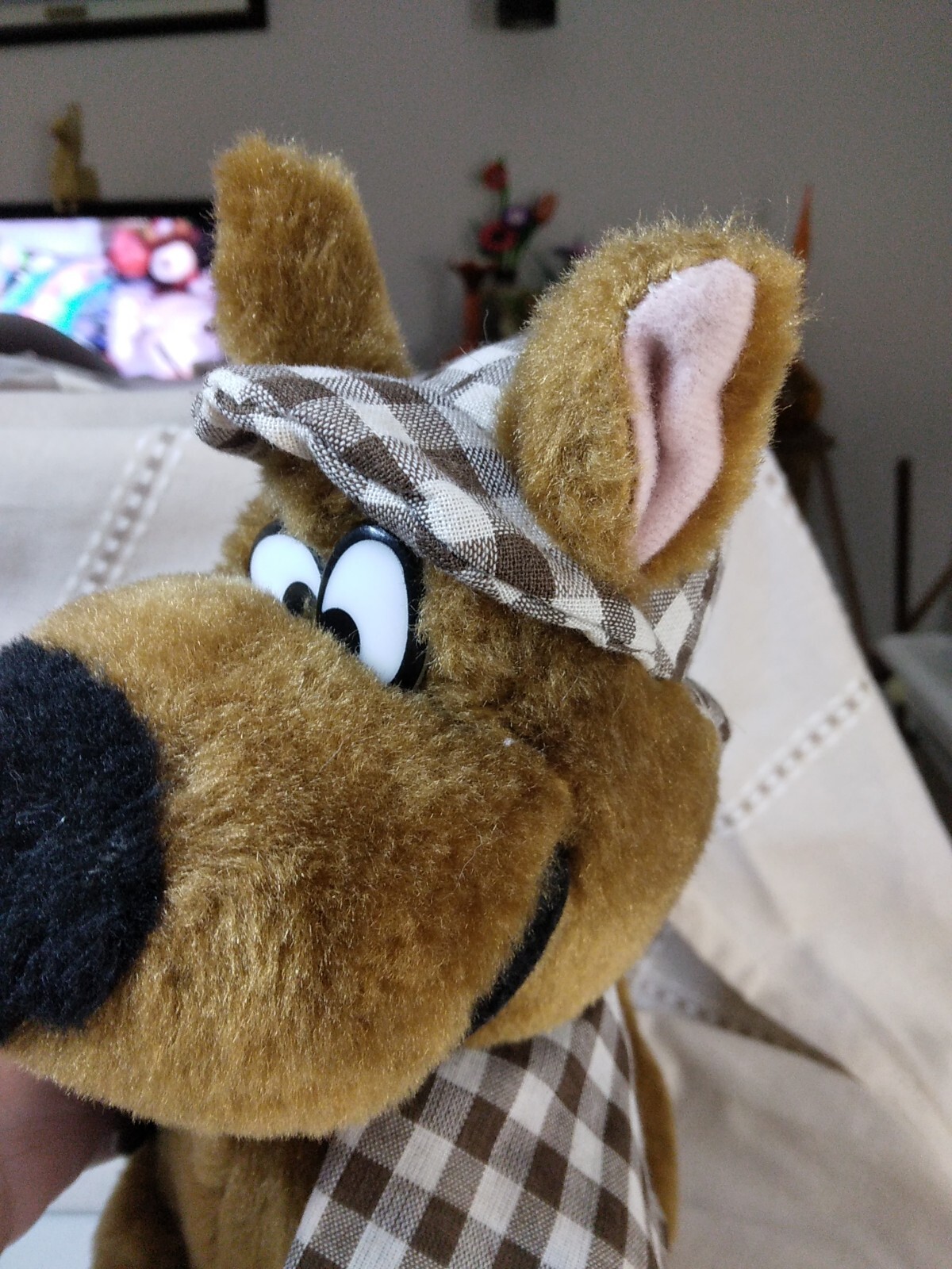 Scooby Doo Plush Sherlock Detective Toy 12” Cartoon Network Vintage ...