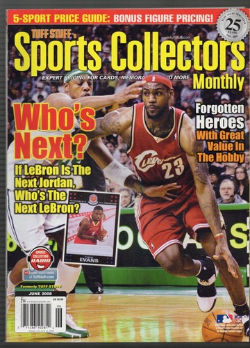TUFF STUFF SPORTS COLLECTORS MONTHLY JUNE 2008 LEBRON JAMES | eBay