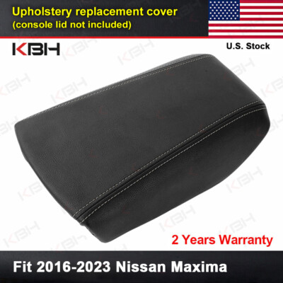 Fit 2016-2023 Nissan Maxima Center Console Lid Armrest Leather Cover ...