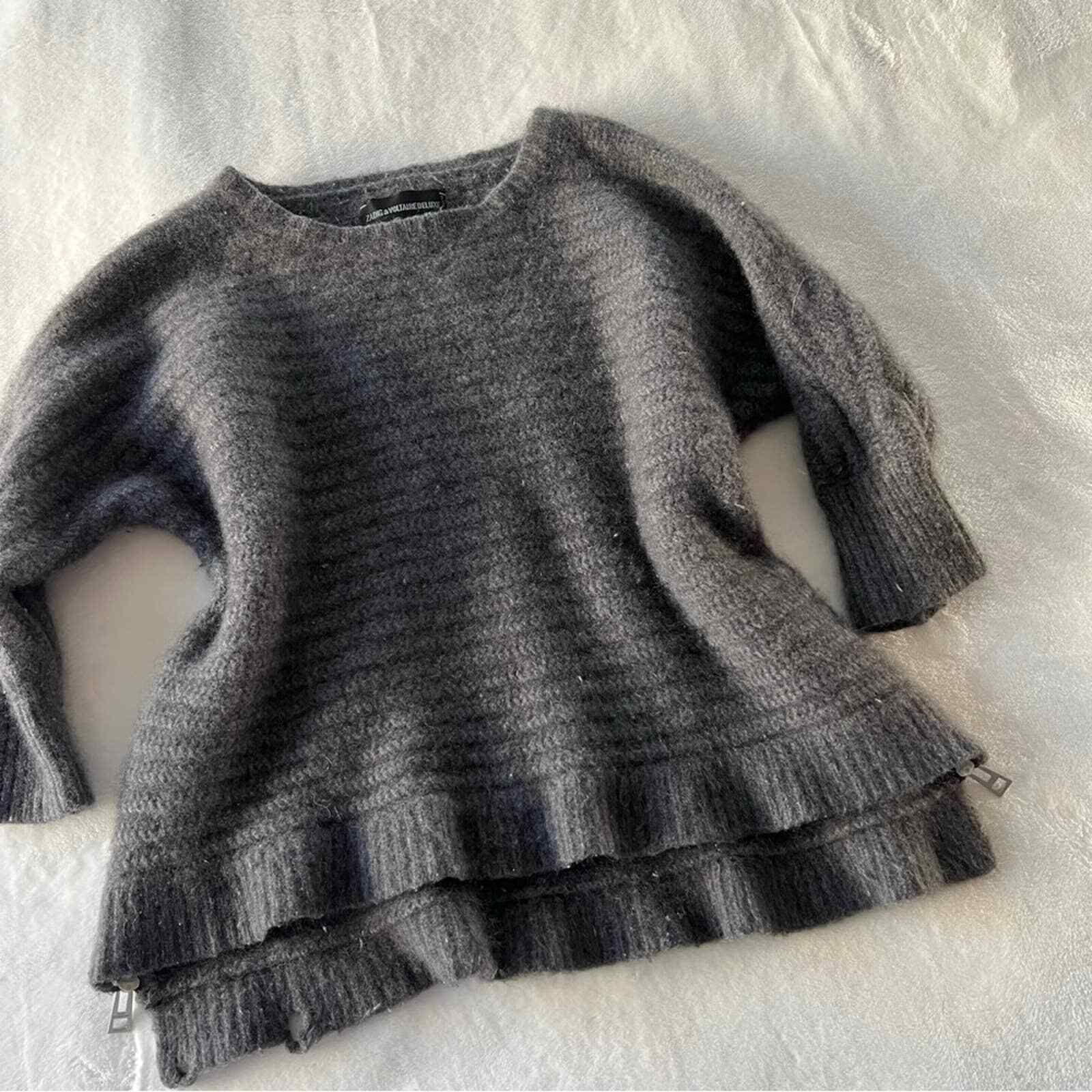 Zadig & Voltaire Athina Deluxe Knit Cashmere Sweater - Gem