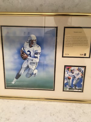 1994 Original Kelly Russell Studios Lithograph Of Rick Mirer QV ...