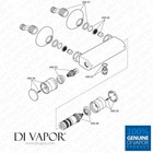 Thermostatic Cartridge for Meynell V4 456.06 Shower Bar Mixer Valve ...