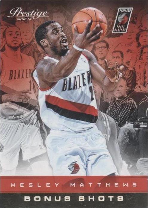2012-13 Prestige - Wesley Matthews #98 Bonus Shots Gold /249 for sale ...