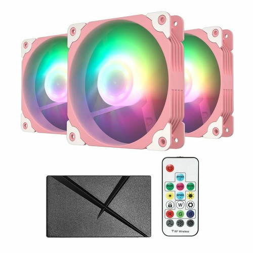 3 Pack 120mm ARGB LED Computer Case Fan for PC CPU Cooling Addressable ...