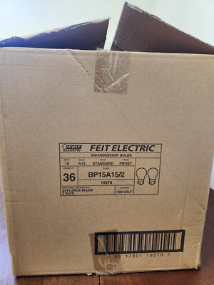 Qty 72 - Feit Electric Fan Bulb BP15A15/2 | eBay