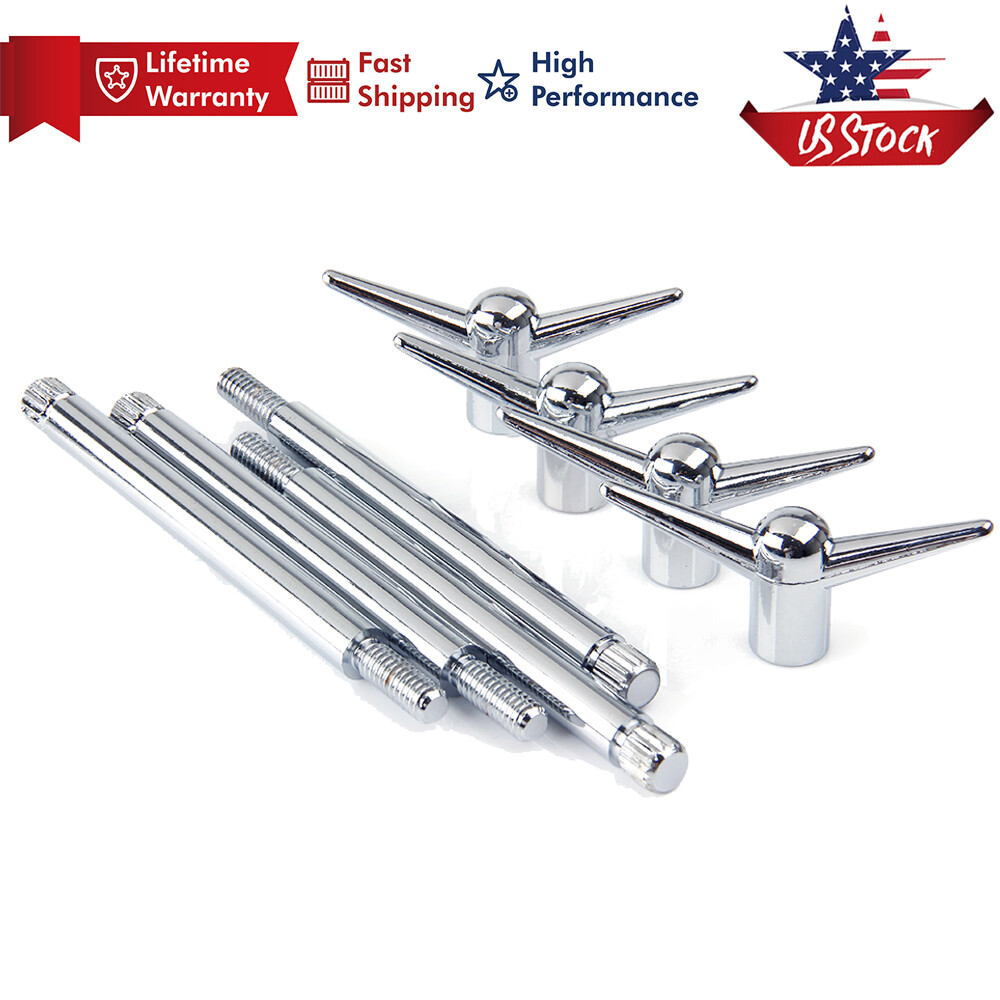 4pcs 9824 Valve Cover Wing Nut Y Top Valve Covers Bolt Studs for Chevy ...