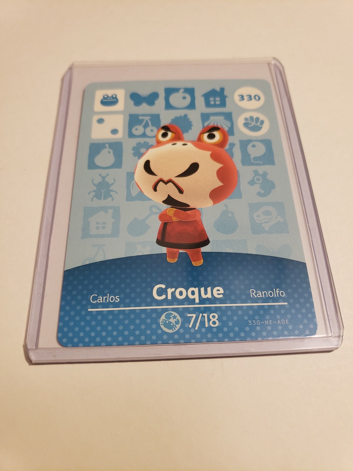 !SUPER SALE! Croque # 330 Animal Crossing Amiibo Card Horizon Series 4 ...