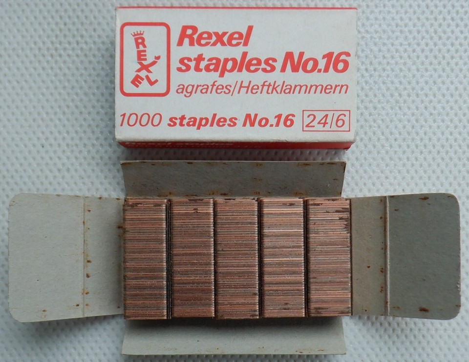 Vintage WEST GERMAN Stapler NOVUS ZUM + REXEL Staples Desktop Office ...