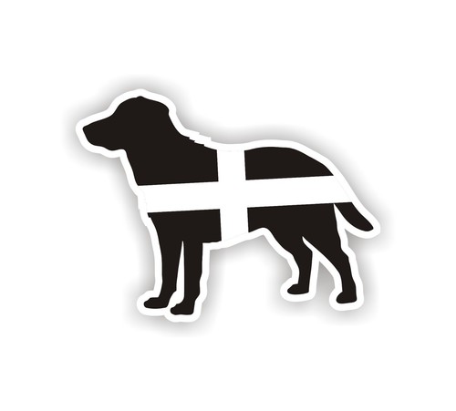 Dog Cornish Sticker 105mm x 85mm Decal Stickers Car Van Bumper Kernow ...