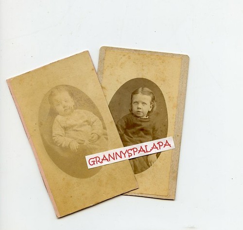 2 CDV Photo's-Young Children-Maud & Elsie Wells | eBay