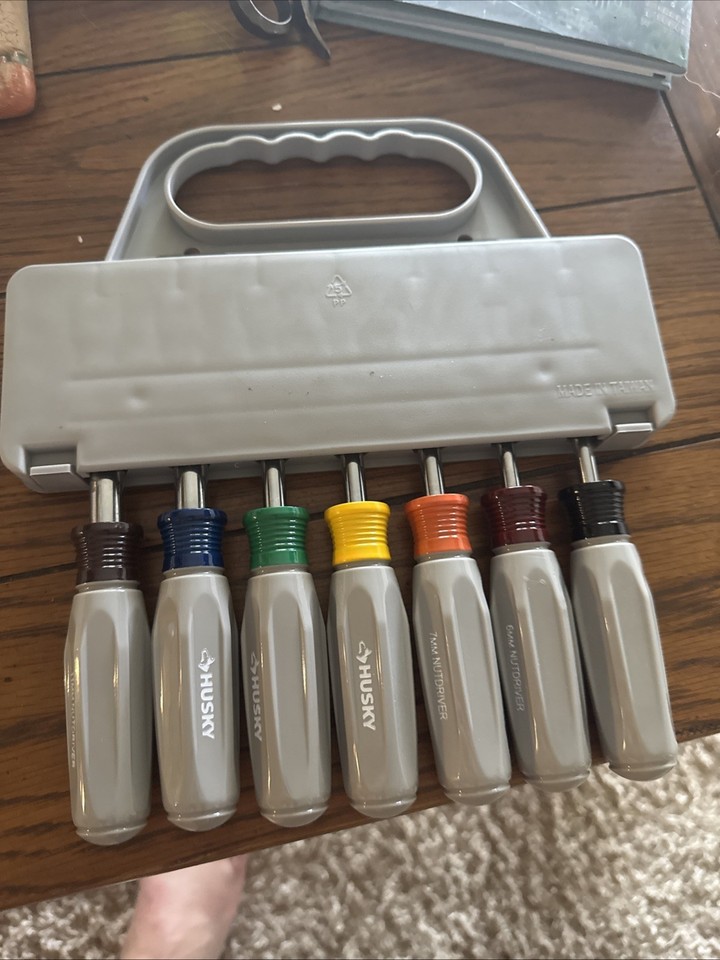Husky 7-Piece Nut Driver Set 165 497 Brand New Metric Sizes 5-11 mm | eBay