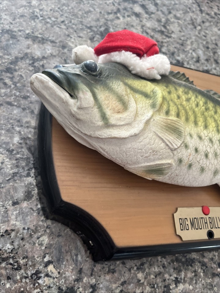 1999 Gemmy Big Mouth Billy Bass Christmas Animated Singing Fish -Works ...