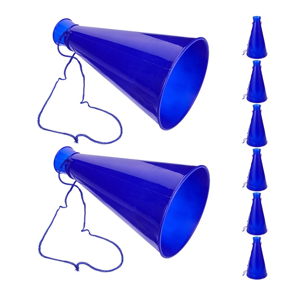 8 Pcs Fans Cheering Horn Cheerleading Megaphones Game Noise Makers ...