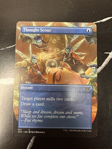 MTG | Thought Scour (351) (Borderless) | 2X2 | Regular NM Unplayed FAST2SHIP! | eBay
