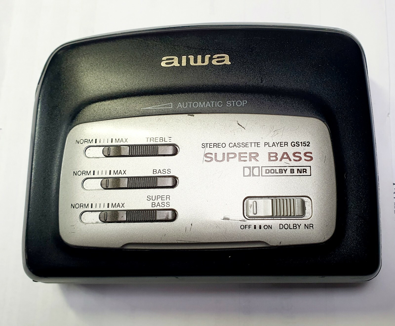 Aiwa Hs-gs152 Walkman Personal Cassette Player Bass Treble Controls ...