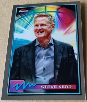 STEVE KERR 2021 TOPPS FINEST Card #25 NM-MT Condition | eBay