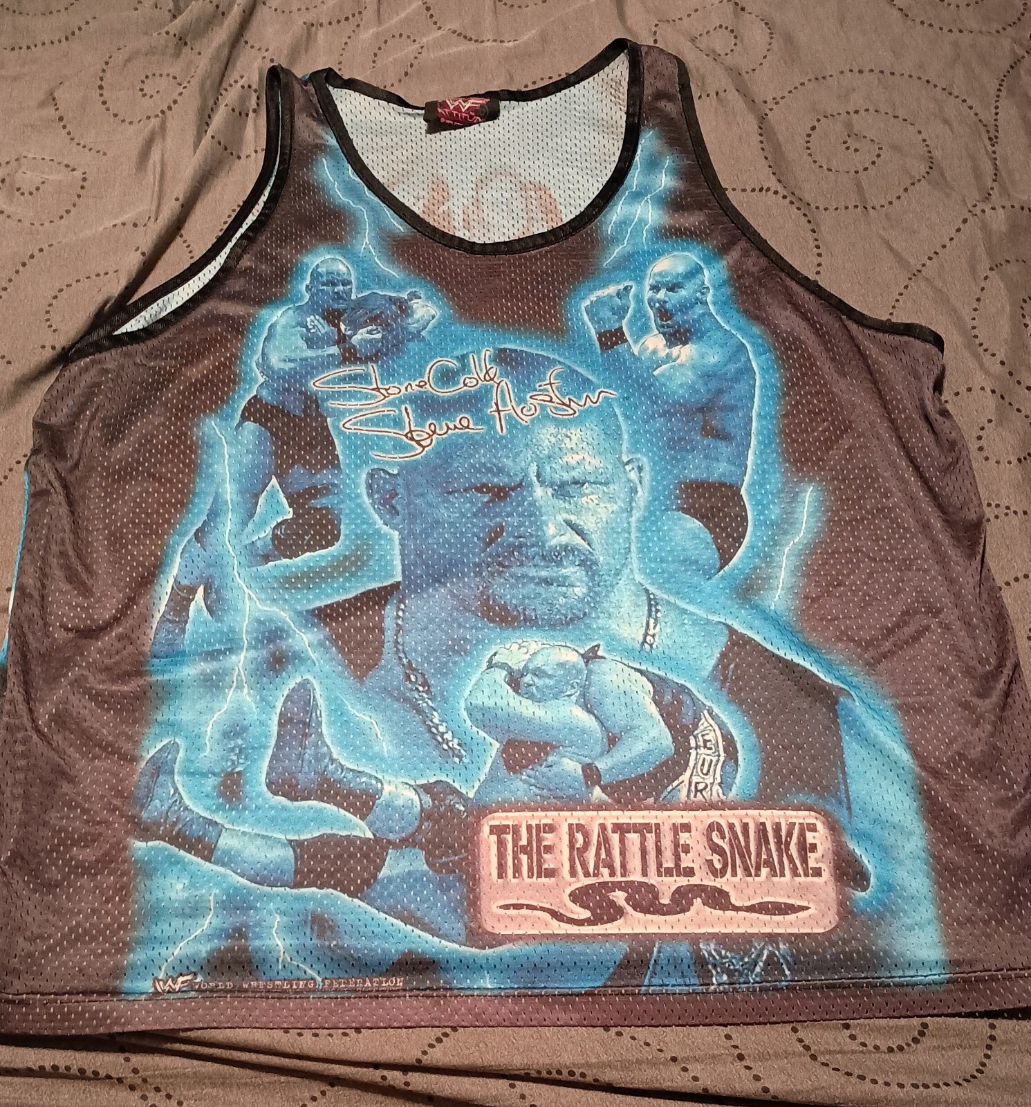 Vintage Stone Cold Steve Austin Muscle Shirt All Over… - Gem