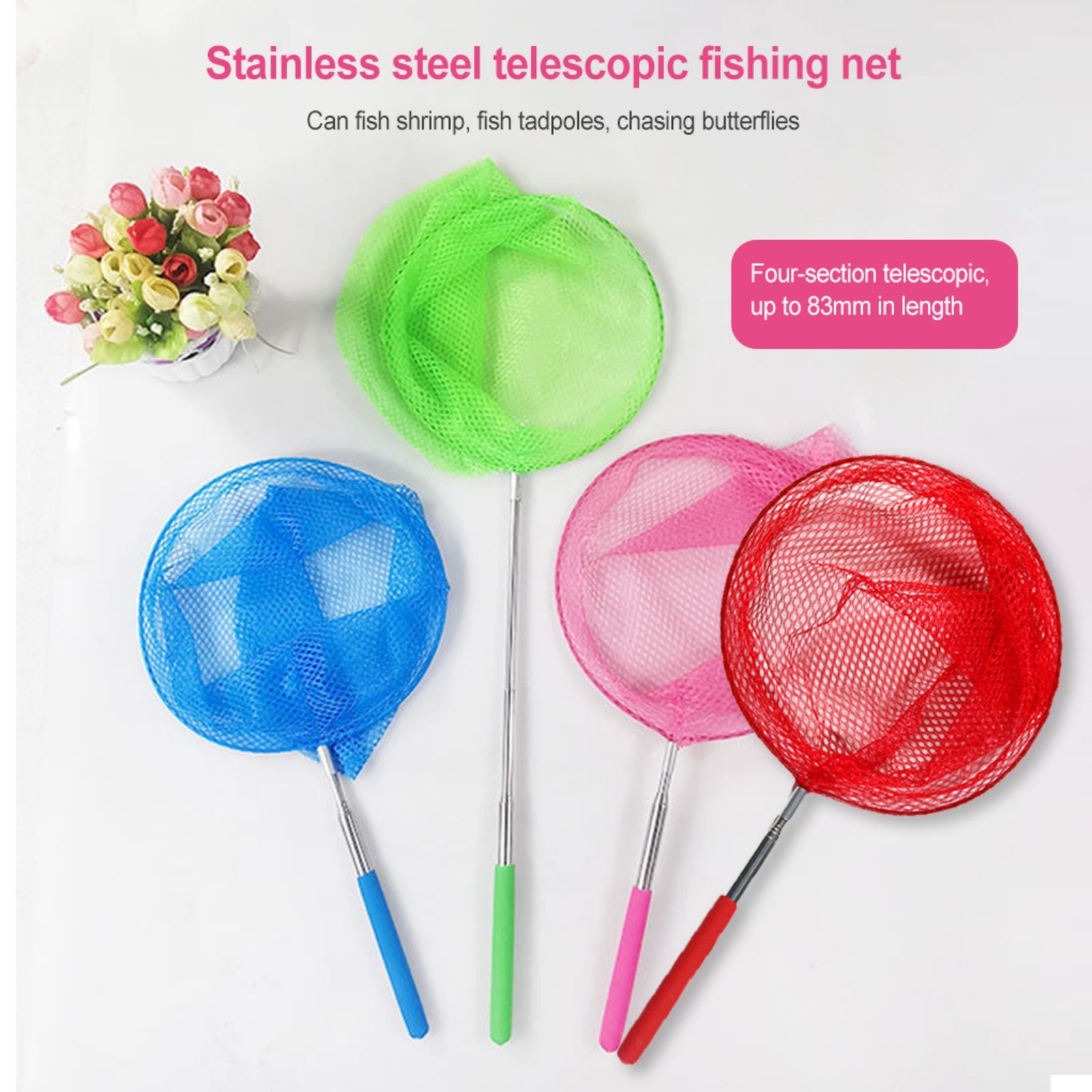 Aquarium Net Fish Tank Net Telescopic Steel Net Aquarium Small Fish ...