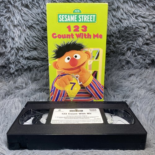 123 Count With Me VHS 1997 Tape VCR Video Tape Movie Sesame Street ...